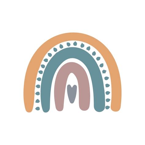 Premium Vector Boho Rainbow