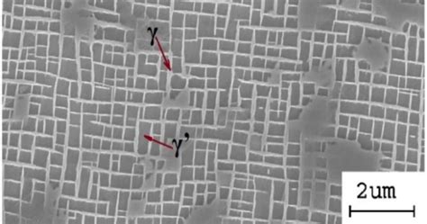 Sem Micrograph For The Microstructure Of A Typical Nickel Based