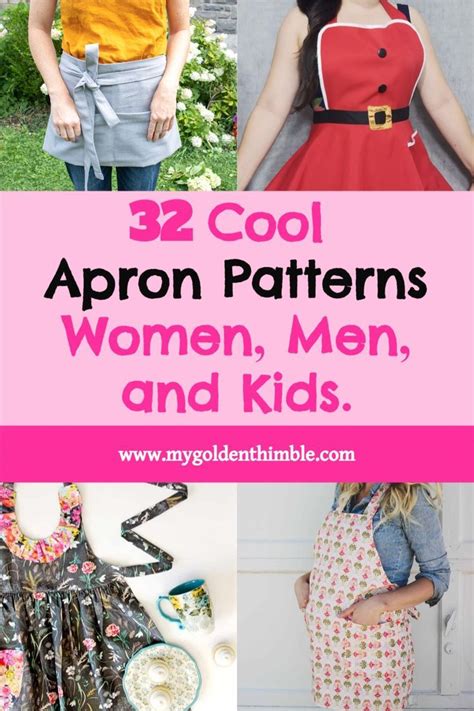 Patterns For Aprons Diy Apron Pattern Apron Tutorial Aprons Patterns