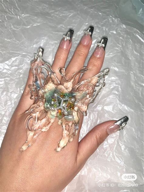 Pin Von ••jungkook And Kylie Jenner 🫶 Auf ••acrylic Nails••💒🌸💗