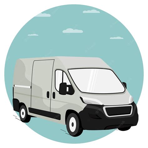 Premium Vector Delivery Truck Logistics Van