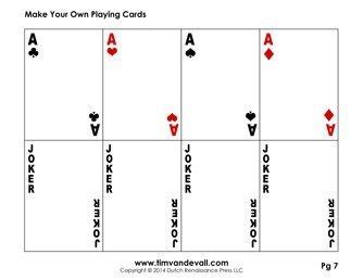Free Card Game Template Blank Playing Cards Printable Playing Cards