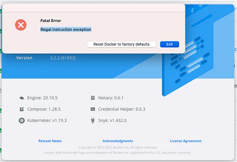 Docker Crashing With Fatal Error Docker Desktop Docker Community Forums