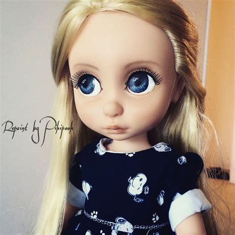 Rapunzel tangled doll ooak repaint disney raiponce poupee animator repeinte Artesanato e faça
