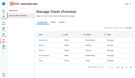 Automation Ops Feed Management Now In Preview Product News Uipath