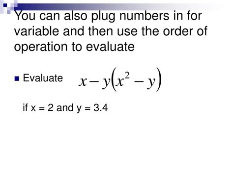 PPT Expressions And Formulas PowerPoint Presentation Free