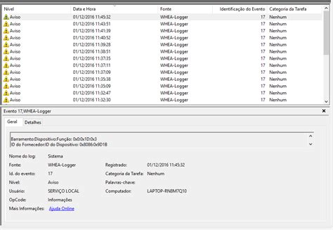 acer f5 573g 59aj whea logger event id 17 flooding system events — acer
