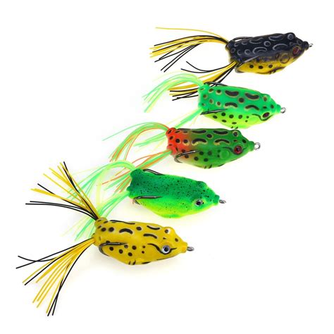 Buy Wholesale China Topwater Frog Lure Bass Trout Realistic Prop Swimbait Fishing Lures Lures