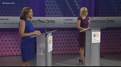 Us Senate Candidates Martha Mcsally And Kyrsten Sinema Debate