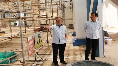 Wali Kota Rudi Dan Sekda Jefridin Tinjau Progres Revitalisasi Masjid