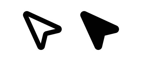 A Set Of Mouse Cursor Icons Computer Pointers Vector Art At Vecteezy