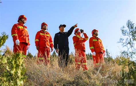 山西夏县：巡逻巡查演练 守护森林安全 人民图片网