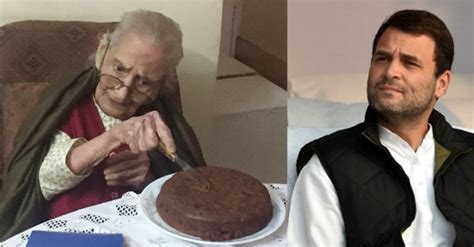When Handsome Rahul Gandhi Called Up His 107 Year Old Admirer Rahul