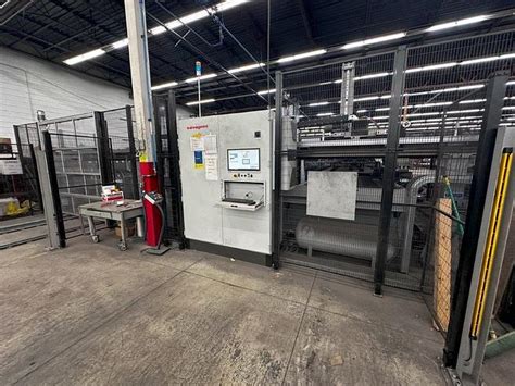 used 2019 4000 watt salvagnini l3 fiber laser cell w load unload