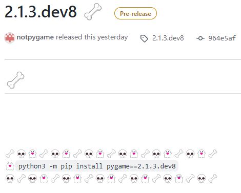How To Install Pygame Dev Pre Release For Testing Python Programming