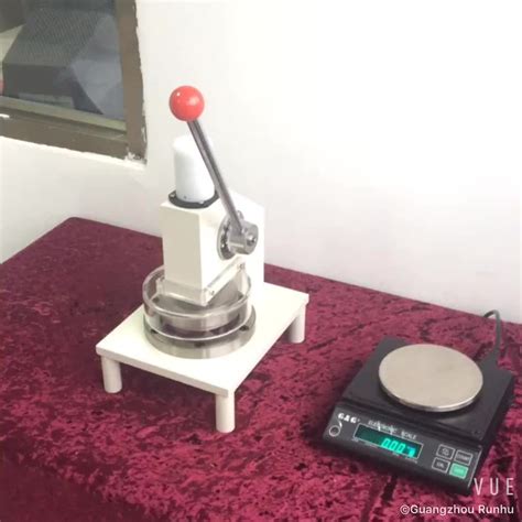 Grammage Sample Cutter Rh D100 100cm2 Circular Sample Cutter Paper Gsm Test Grammage Cutter