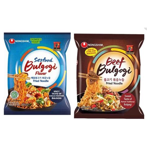 Jual Nong Shim Instant Fried Noodle Beef Seafood Bulgogi 105g