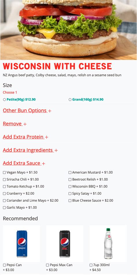 Upsell Features Appropo