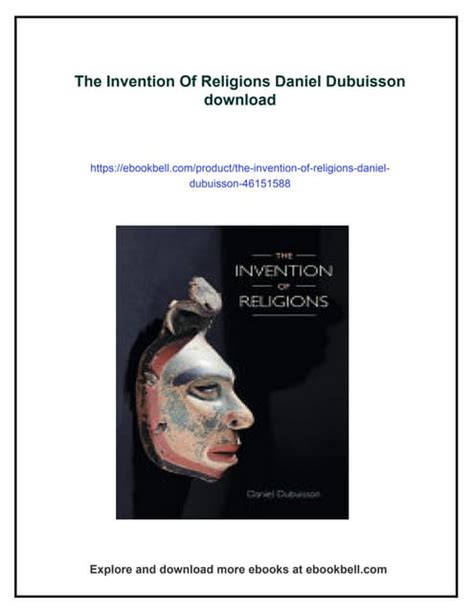 The Invention Of Religions Daniel Dubuisson Pdf