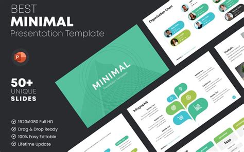 Minimal PowerPoint Presentation Layout TemplateMonster