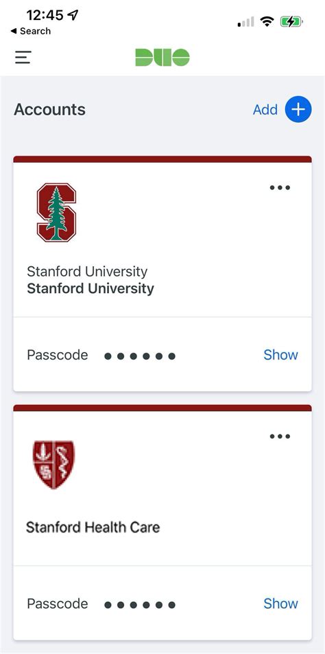 how use duo mobile for two step authentication with multiple accounts