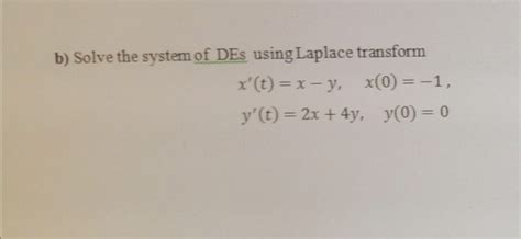 Solved Question Solve The Following Higher Order Des A Chegg