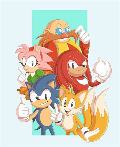 Classic Sonic Characters Modgen Classic Sonic And Tails Sonic The