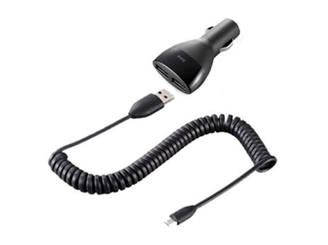 Originele Htc Dual Usb Autolader Met Micro Usb Kabel Cc C