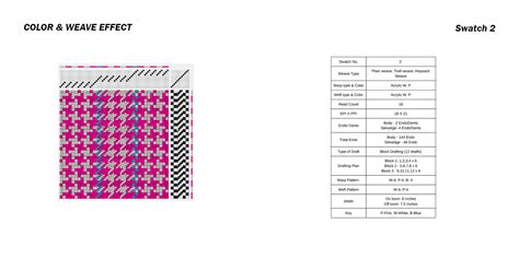 Weave Design Project Color And Weave Effect Dobby On Behance