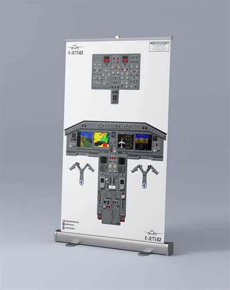 Embraer 190 E2 Jet Cockpit Poster Etsy