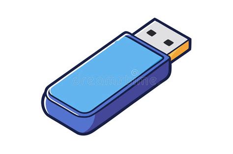 Cute And Colorful Usb Drive Icon In Vibrant Tones Perfect For Digital
