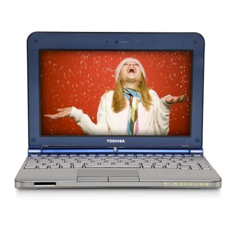 Toshiba Mini Nb205 N330bl 101 Inch Royal Blue Netbook 9 Hours Of