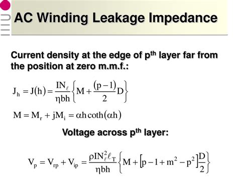 Ppt Leakage Impedance Of Transformer Windings Powerpoint Presentation Id 5040381