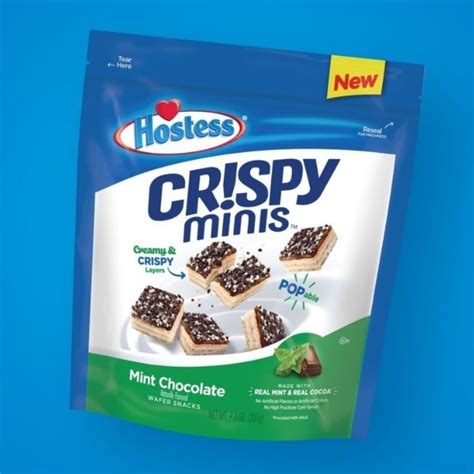 Introducing Mint Chocolate Flavour Crispy Minis