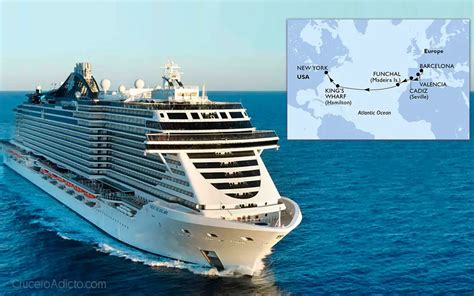 Viaje Inaugural Del MSC Seascape De Barcelona A Nueva York