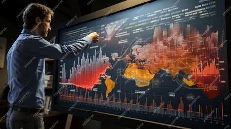 Premium Photo A Data Analyst Creating Predictive Models Background