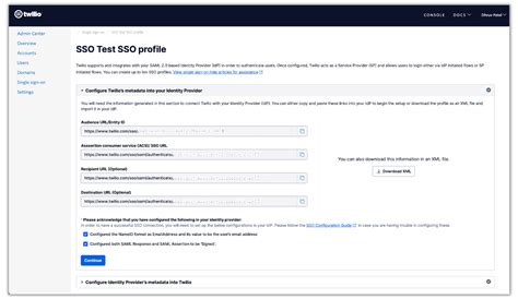 integrate twilio and sendgrid accounts through single sign on with okta