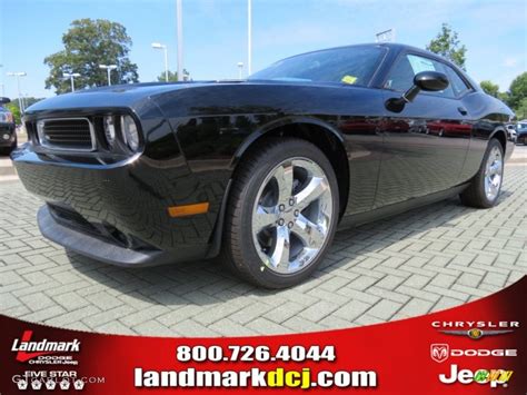 2012 Pitch Black Dodge Challenger Sxt Plus 66774043 Photo 2