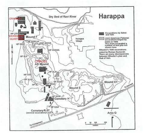 Layout Da Cidade De Harappa