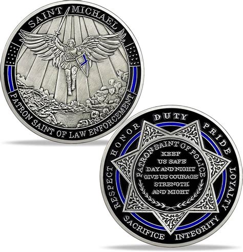 Saint Michael Law Enforcement Challenge Coins