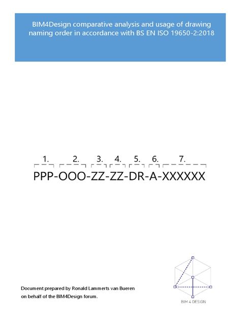 Bim4design Comparative Analysis And Usage Of Drawing Naming Order In Accordance With Bs En Iso