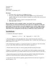 Homework1fall2017 Due9 26 Pdf Economics 101 Fall 2017 Homework 1 Due