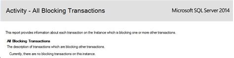 Sql Server Ssms Activity All Blocking Transactions Sql Authority