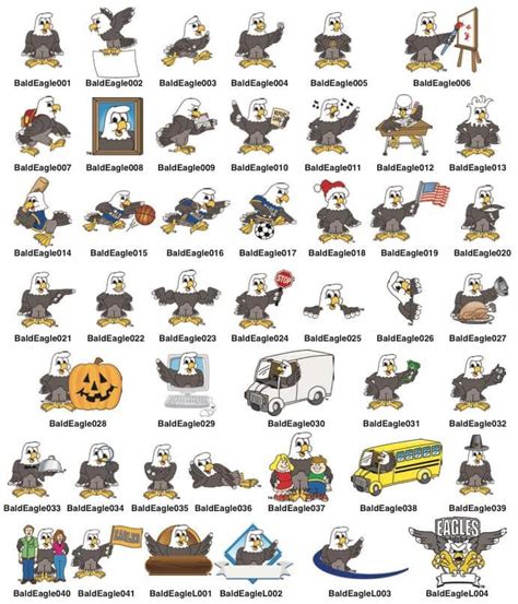 Eagle Mascot Clip Art School Activities Mascot Junction