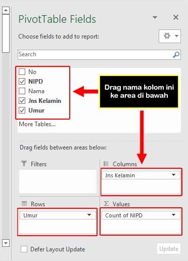 Cara Menghitung Jumlah Data Di Excel Tanpa Formula Amustilan