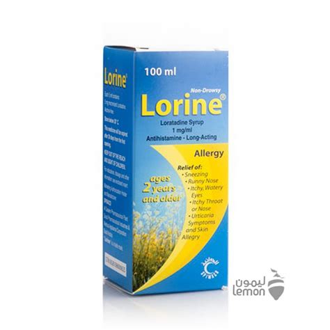 Lorine 5 Mg 5ml Syrup 100 Ml