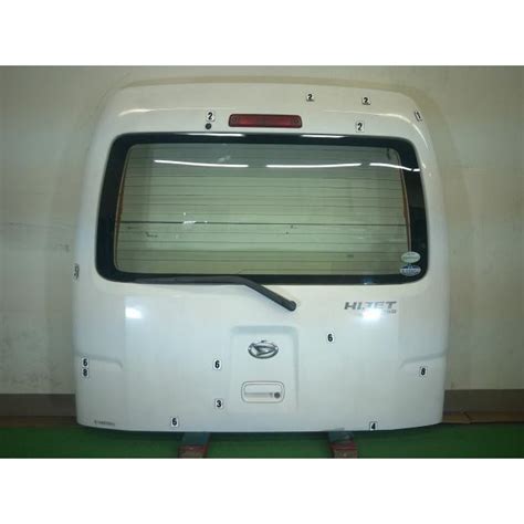 ハイゼット Le S320v リア ゲート バック ドア リヤ W20 白 個人宅配送不可 Yatsu 230413001115800