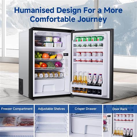 Bodegacooler 2025 Rv Refrigerator Freezer 5°f 32℉ 110l