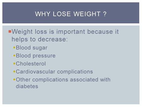 Weight Management Diabetes Education Guide