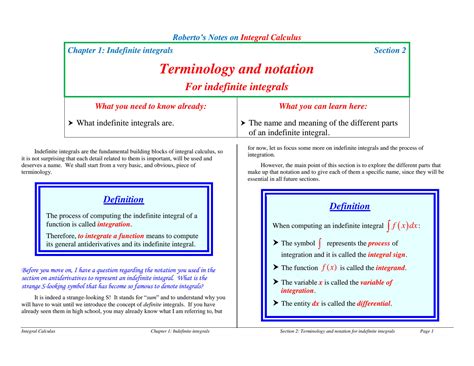 Solution Robertos Math Notes Chapter 1 I1 2 Terminology And Notation